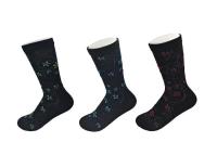 China Eco - Friendly Black Diabetic Friendly Socks With Anti - Bacterial Materials for sale