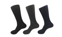 China Eco - Friendly Black Diabetic Friendly Socks With Anti - Bacterial Materials for sale