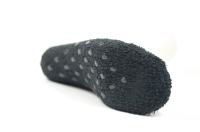 China Black Adult Anti Slip Nylon Running Socks 144 Needle 70% Nylon Cotton Blend for sale