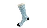 China Blue / Green Knitted Unisex 3D Printed Socks With Sweat Absorbent Materials for sale