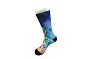 China Environmental Friendly 3D Printed Socks By Breathable Anti Bacterial Material 22 - 29 Mm for sale