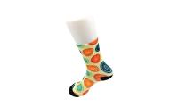 China Environmental Friendly 3D Printed Socks By Breathable Anti Bacterial Material 22 - 29 Mm for sale