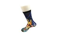 China Eco Friendly Mens 3D Animal Socks Antibacterial Polyester Spandex One Size for sale