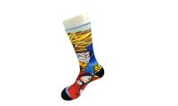 China Eco Friendly Mens 3D Animal Socks Antibacterial Polyester Spandex One Size for sale