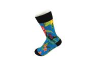 China Elastic Persistent Sweat Absorbent 3D Printed Socks For Adults / Children for sale