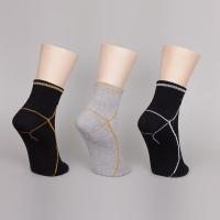 China Custom Organic Cotton Ankle Socks for Men Women 40 Cotton 22 Spandex for sale