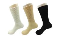 China Red Black Cotton Diabetic Circulation Socks for Unisex Adults Anti Slip 144 Needle for sale