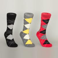 China Sweat Absorbent Cotton Dress Socks 75% Cotton 23% Spandel Snagging Resistance Breathable for sale