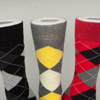 China Sweat Absorbent Cotton Dress Socks 75% Cotton 23% Spandel Snagging Resistance Breathable for sale