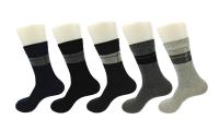 China Knitted Anti Bacterial Cotton Dress Socks With Snngging Resistance Material for sale