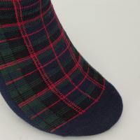 China Anti Bacterial Mens Dress Socks 75% Cotton 23% Spandex Black Cool Acrylic Summer Socks for sale