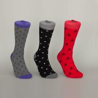 China Elastane Snagging Resistance Cotton Dress Socks 75% Cotton 23% Spandex 2% Elastane for sale