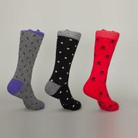 China Elastane Snagging Resistance Cotton Dress Socks 75% Cotton 23% Spandex 2% Elastane for sale