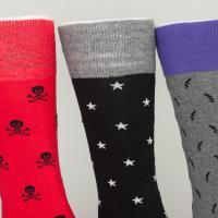 China Elastane Snagging Resistance Cotton Dress Socks 75% Cotton 23% Spandex 2% Elastane for sale