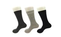 China Grey Cashmere Mens Striped Dress Socks 168 Needle Cotton Spandex Custom Size OEM Athletic Socks for sale