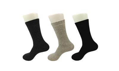 China Grey Cashmere Mens Striped Dress Socks 168 Needle Cotton Spandex Custom Size OEM Athletic Socks for sale
