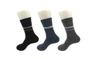 China Black OEM Cotton Dress Socks 168 Needle 75% Cotton 23% Spandex 2% Elastane Adult Size Custom for sale