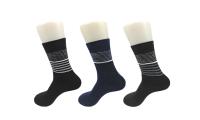 China Black OEM Cotton Dress Socks 168 Needle 75% Cotton 23% Spandex 2% Elastane Adult Size Custom for sale