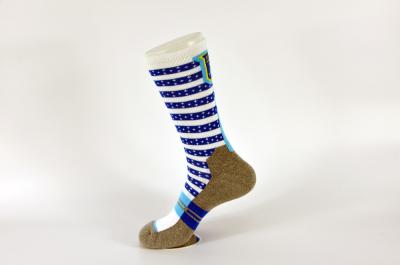 China Nylon Youth Basketball Socks Anti Slip Boys Socks 75 Cotton 3 Spandex Custom Logo for sale
