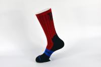 China Custom Breathable Basketball Socks 64% Nylon 20% Spandex Anti-Foul Elastane Cool Sports Socks for sale