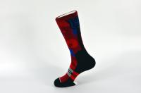 China Custom Anti-Bacterial Breathable Athletic Basketball Socks 64% Nylon 20% Spandex for sale