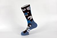 China Custom Anti-Bacterial Breathable Athletic Basketball Socks 64% Nylon 20% Spandex for sale