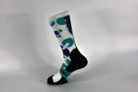 China Custom Anti-Bacterial Breathable Athletic Basketball Socks 64% Nylon 20% Spandex for sale