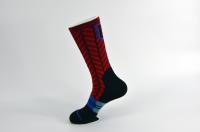 China Custom Elastane Athletic Basketball Socks 75% Cotton 3% Spandex Breathable Anti Foul for sale