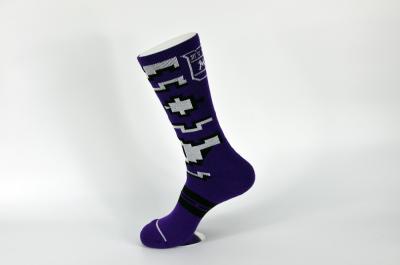 China Custom Breathable Basketball Socks 64% Nylon 20% Spandex OEM ODM Free Size for sale