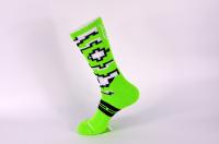 China Custom Breathable Basketball Socks 64% Nylon 20% Spandex OEM ODM Free Size for sale