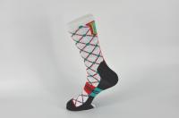 China Custom Elastane Coolmax Polyester Athletic Basketball Socks Anti-Bacterial 64% Nylon 20% Spandex for sale