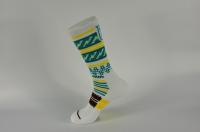 China Custom Anti-Bacterial Anti-Slip Basketball Socks 64 Nylon 20 Elastane Quick Dry for sale