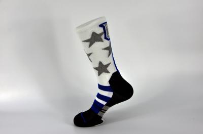 China Custom Quick Dry Basketball Socks 64% Nylon 20% Spandex Sweat Absorbent Sport Socks for Boys for sale