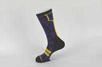 China Custom Breathable Long Basketball Socks 64% Nylon 20% Spandex OEM ODM for sale