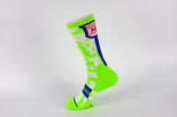 China Custom Breathable Long Basketball Socks 64% Nylon 20% Spandex OEM ODM for sale