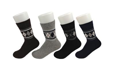 China Slip Resistant Anti Foul Thermal Wool Socks 78% Wool 21% Spandex Custom Size for sale