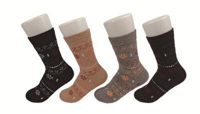 China Custom Quick Dry Thermal Wool Socks for Children 78% Wool 21% Spandex Snagging Resistance for sale