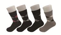 China Elastic Persistent Knitted Womens Warm Winter Socks With Antibacterial Fabrics for sale
