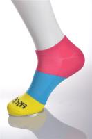 China Breathbale Quick Dry  Nylon Running Socks With Colorful Patterns / Logo for sale