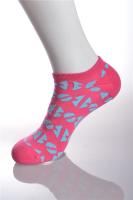 China Breathbale Quick Dry  Nylon Running Socks With Colorful Patterns / Logo for sale