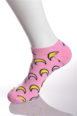 China Make To Order Pink Nylon Running Socks With Cotton / Spandex / Elastane Materials for sale