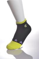 China Cotton Anti Blister Running Socks for Adult Yellow Winter 144 Needle Nylon Spandex for sale