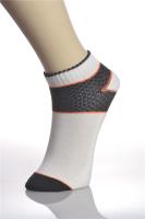 China Anti-Foul Breathable Black Nylon Running Socks Custom Size 70% Nylon 14% Spandex for sale