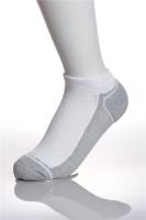 China White Nylon Warm Running Socks 70% Nylon 14% Spandex Organic Cotton Breathable No Blister for sale