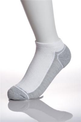 China White Nylon Warm Running Socks 70% Nylon 14% Spandex Organic Cotton Breathable No Blister for sale