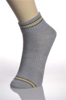 China Organic Cotton Grey / Black  Nylon Running Socks With OEM Service for sale