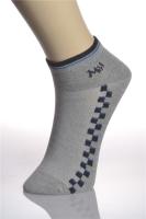 China Organic Cotton Grey / Black  Nylon Running Socks With OEM Service for sale