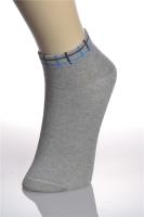 China Organic Cotton Grey / Black  Nylon Running Socks With OEM Service for sale