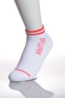 China OEM White Moisture Wicking Running Socks for Unisex Adults 144 Needle Nylon for sale