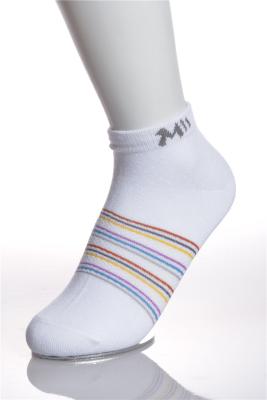 China OEM White Moisture Wicking Running Socks for Unisex Adults 144 Needle Nylon for sale